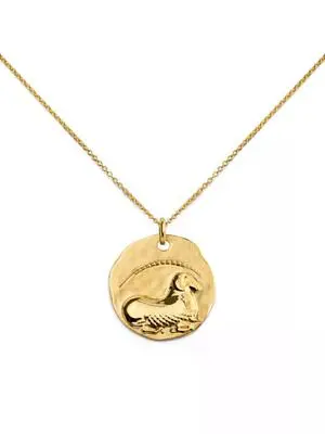 Monica Vinader Zodiac Aries Necklace - Gold