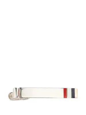 Thom Browne Striped Tie Pin - Silver