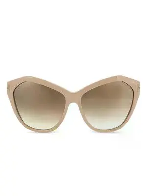 TOM FORD Cat-eye Full-rim Sunglasses - Brown