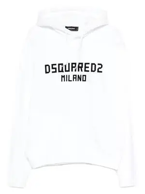 Dsquared2 Logo-detail Hoodie - White