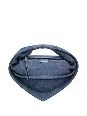 FEDERICO CINA Midi Denim Tortellino Tote Bag