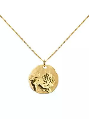 Monica Vinader Gp Zodiac Leo Necklace - Gold