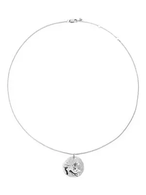 Monica Vinader Leo Zodiac Pendant Necklace - Silver