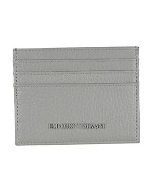 Emporio Armani Cardholder Calfskin - Grey