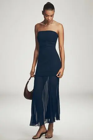 Strapless Midi Dresses