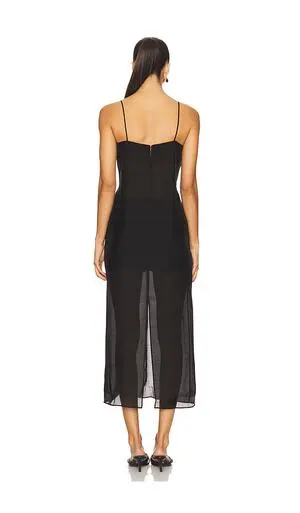 EAVES Ettore Maxi Dress - Black