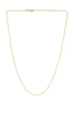 Maison Irem Rhinestone Necklace - Gold