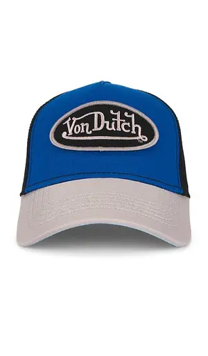 VON DUTCH Staple Trucker Hat - Blue Force