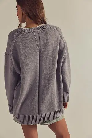 Free People Melvin Pullover - True Grey