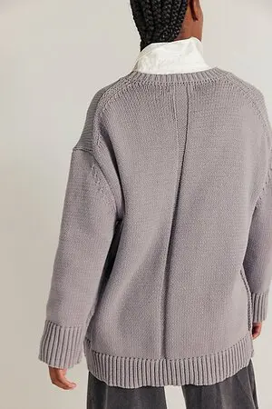 Free People Melvin Pullover - True Grey
