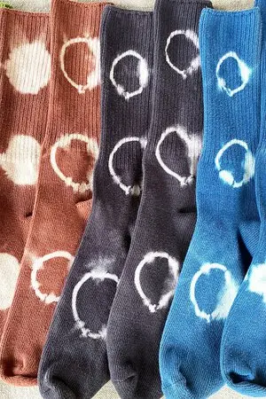 LAYLI DYES HARD Hand-dyed Cotton Crew Socks