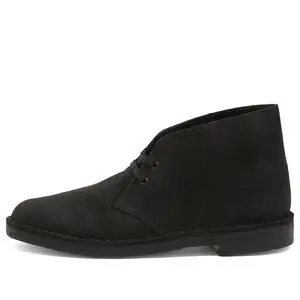 Clarks Desert Boots - Black Suede
