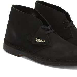 Clarks Desert Boots - Black Suede
