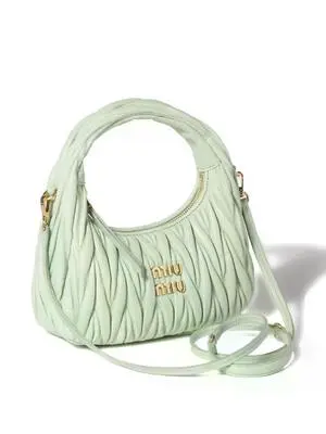 Miu Miu Small Wander Leather Shoulder Bag
