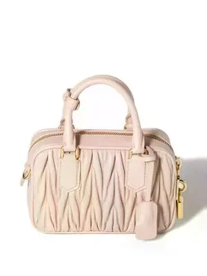 Miu Miu Mini Arcadie Matelassé Leather Bag