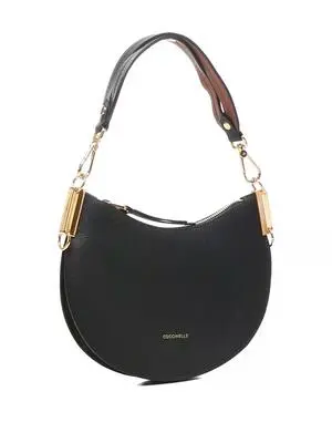 COCCINELLE Small Sunup Half-moon Shoulder Bag - Black