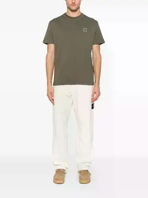 Stone Island Compass-patch Cotton T-shirt