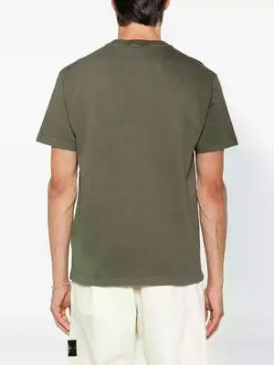 Stone Island Compass-patch Cotton T-shirt