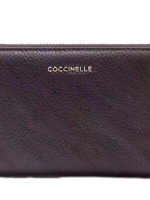 COCCINELLE Large Metallic Soft Wallet - Purple