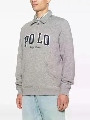 Polo Ralph Lauren Polo-neck Sweatshirt - Grey