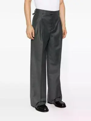 Ami Pleated Tab Trousers
