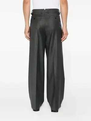 Ami Pleated Tab Trousers