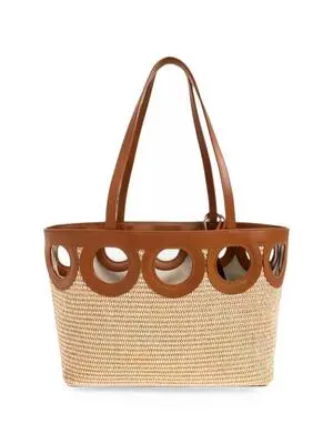 FERRAGAMO Open-top Cut-out Tote Bag - Brown