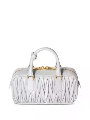 Miu Miu Arcadie Matelassé Leather Tote Bag