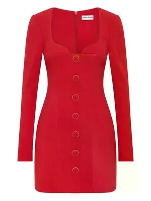 Rebecca Vallance Cameron Button-front Mini Dress