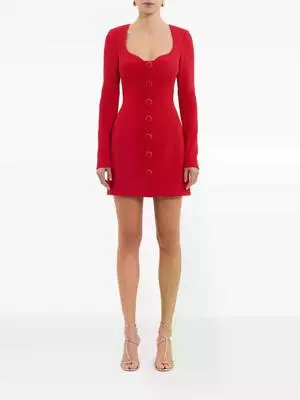 Rebecca Vallance Cameron Button-front Mini Dress