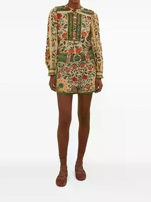 Farm Rio Floral-print Shorts
