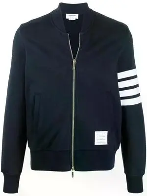 Thom Browne 4-bar Stripe Zip-up Sweatshirt