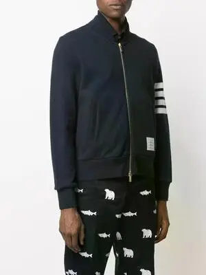 Thom Browne 4-bar Stripe Zip-up Sweatshirt