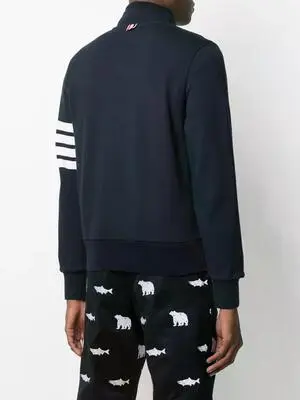 Thom Browne 4-bar Stripe Zip-up Sweatshirt