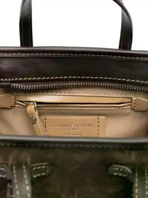 GIANNI CHIARINI Mini Miss Marcella Suede Knotted Bag