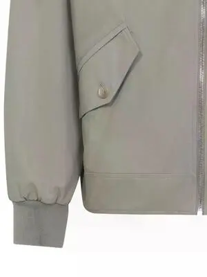 Givenchy Contrast-collar Bomber Jacket - Grey