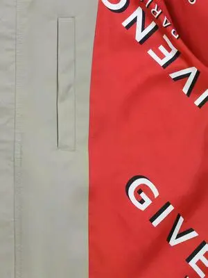 Givenchy Contrast-collar Bomber Jacket - Grey