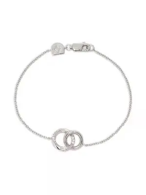 ASTRID & MIYU Orbit Crystal Bracelet - Silver