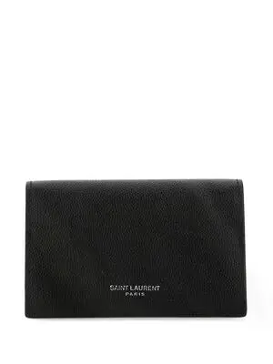 Saint Laurent Paris Card Holder - Black