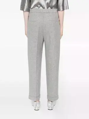 Peserico Elastic-waist Wool Trousers