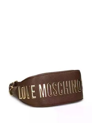 Moschino Logo Detail Shoulder Bag - Brown