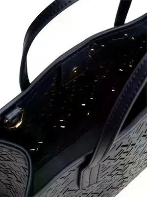 Tommy Hilfiger Monogram Cut-out Tote