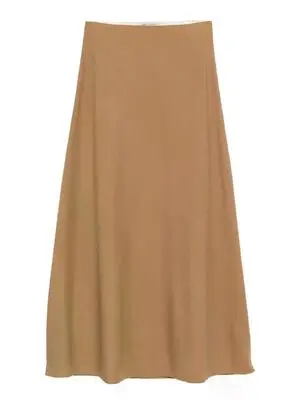 Alberta Ferretti High-waisted Midi Skirt