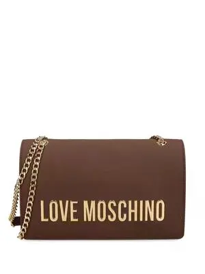 Moschino Logo-plaque Chain-strap Cross Body Bag