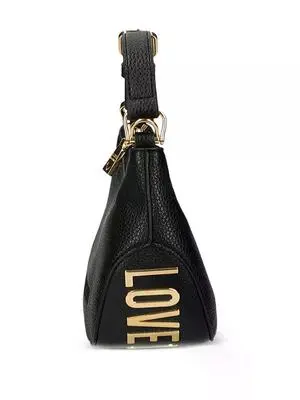Moschino Logo-detail Shoulder Bag - Black