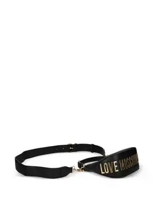 Moschino Logo-detail Shoulder Bag - Black