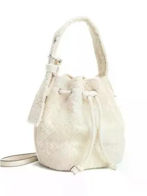 Tory Burch Cotton-blend Bucket Bag - Neutrals