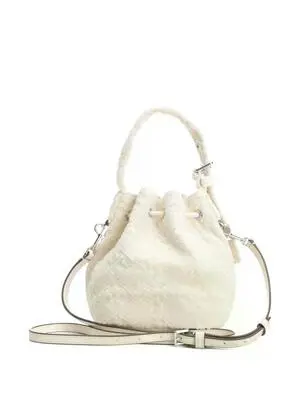 Tory Burch Cotton-blend Bucket Bag - Neutrals