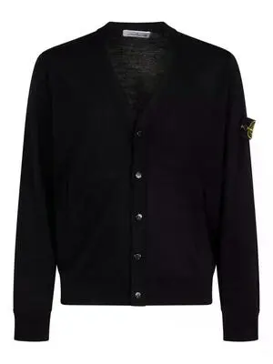 Stone Island Logo-patch Buttoned Cardigan