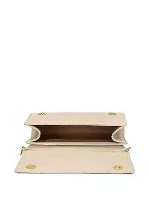 Moschino Logo-plaque Crossbody Bag - Neutrals